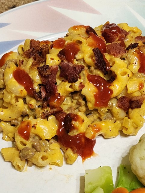 Bacon Cheeseburger Mac & Cheese | Mike Tries a New Recipe